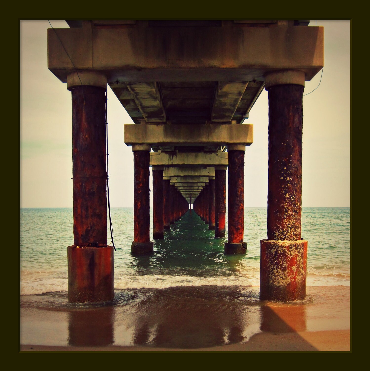 Outer Banks Pier Photograph: Coastal Beach House Decor - Etsy