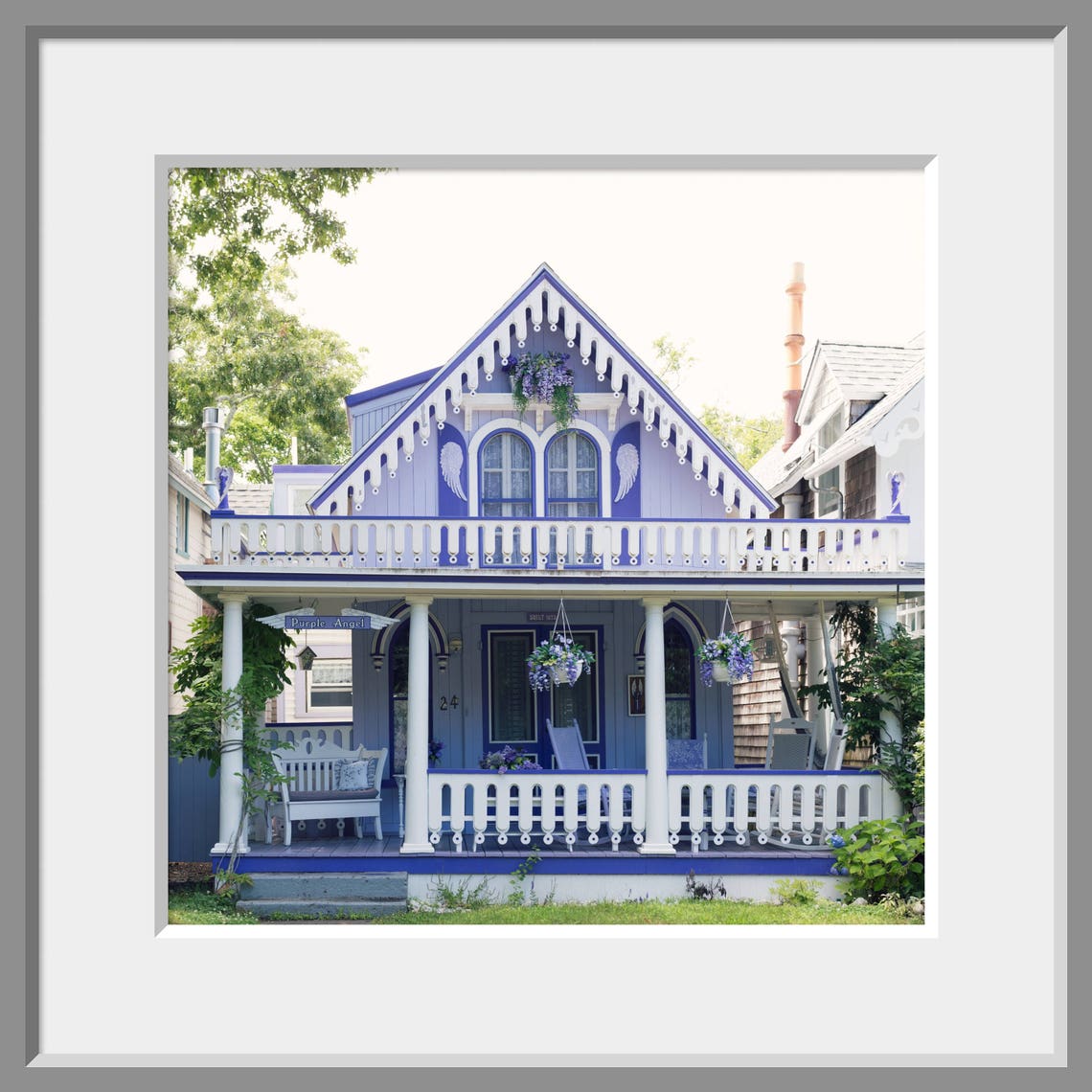Purple Angel House, Wesleyan Grove House, Wesleyan Grove Photo, Purple ...