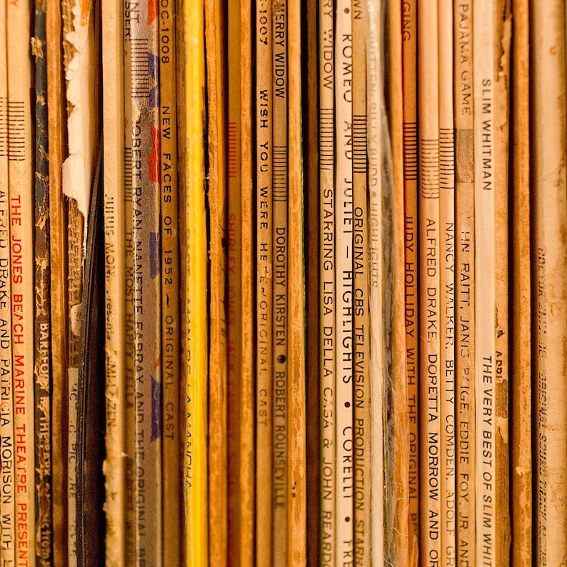 Vintage Record Photo Old Records Photo Vinyl Record Photo | Etsy