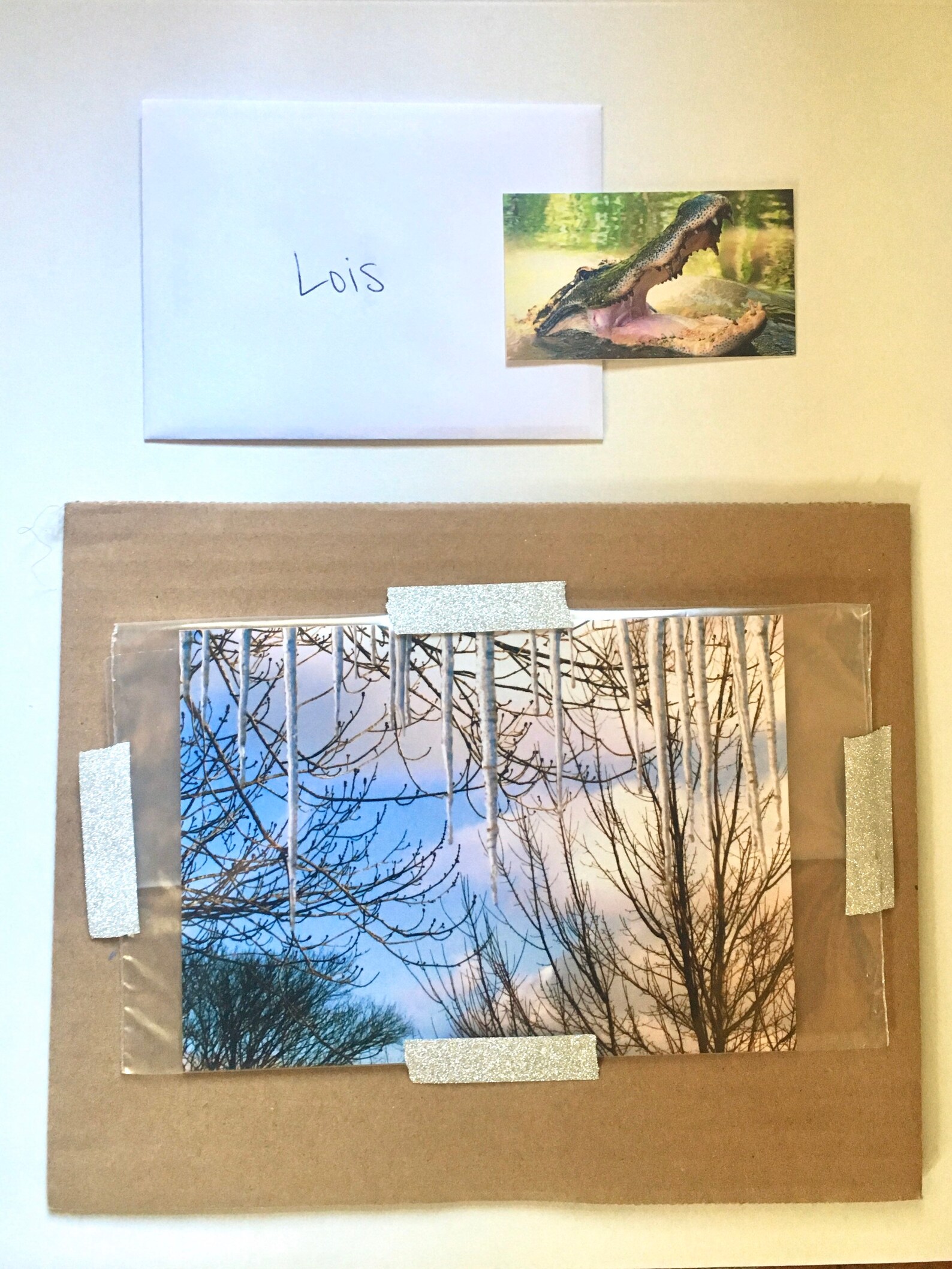 Icicles and Branches, Winter Nature Scene, Winter Trees Photo, Brown ...