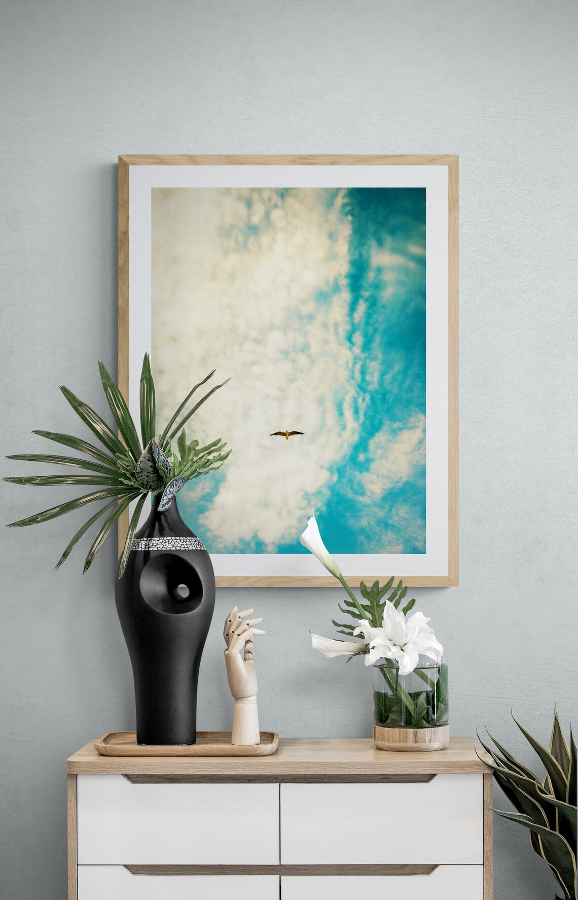 Flying Seagull Photo, Inspirational Art, Seagull in the Sky, Bird Photo ...