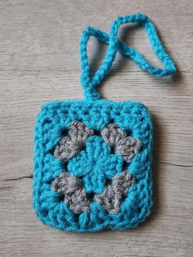Handmade Crochet Granny Square Pouch - Etsy