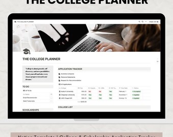 Notion Assignment Tracker | College Assignments | Student Planner | Notion Template | College ...