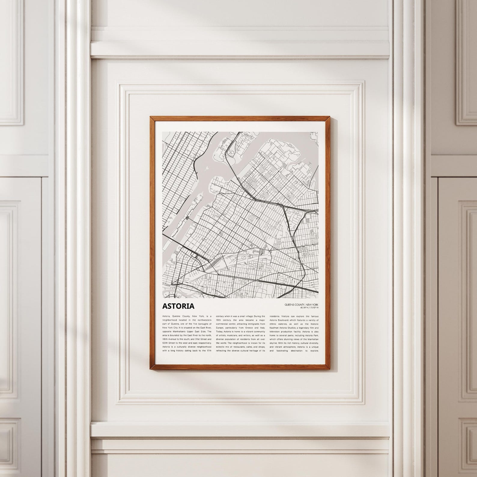 Astoria Map Print, Astoria Travel Map, Astoria Wall Decor Art, Astoria ...