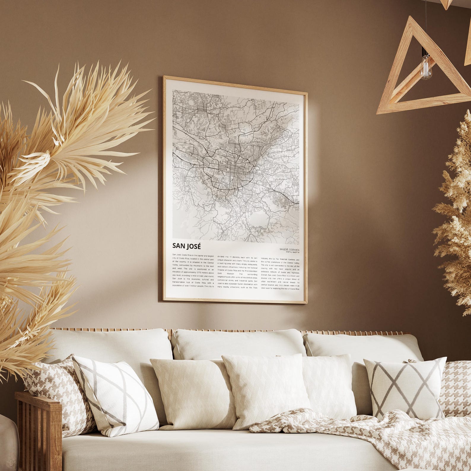 San José Map Print, San José Travel Map, San José Wall Decor Art, San ...