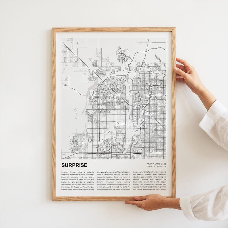 Surprise Map Print, Surprise Travel Map, Surprise Wall Decor Art ...