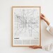 Albany Map Print, Albany Travel Map, Albany Wall Decor Art, Albany ...