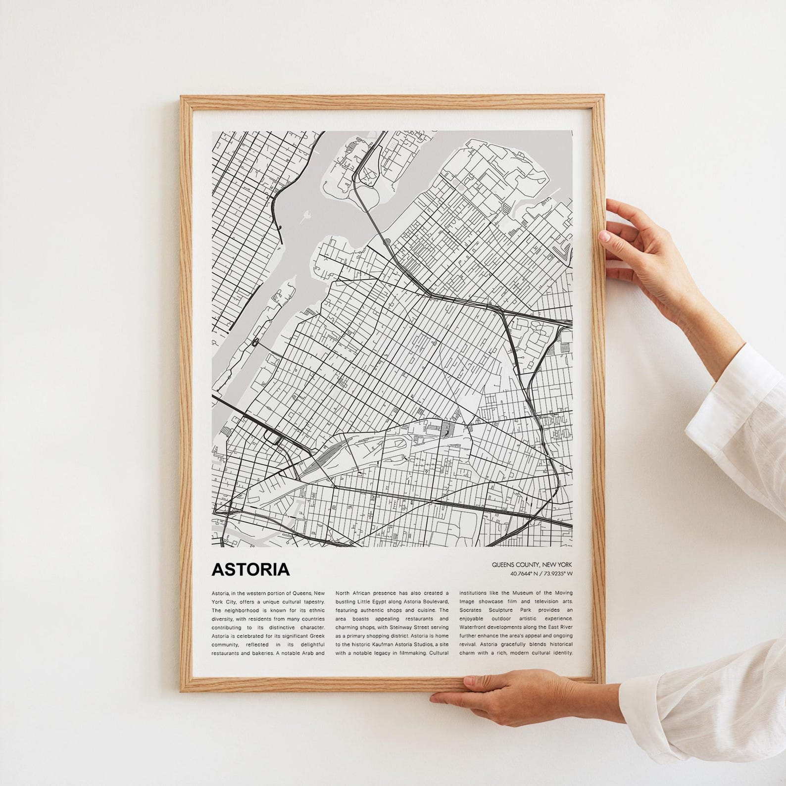 Astoria Map Print, Astoria Travel Map, Astoria Wall Decor Art, Astoria ...