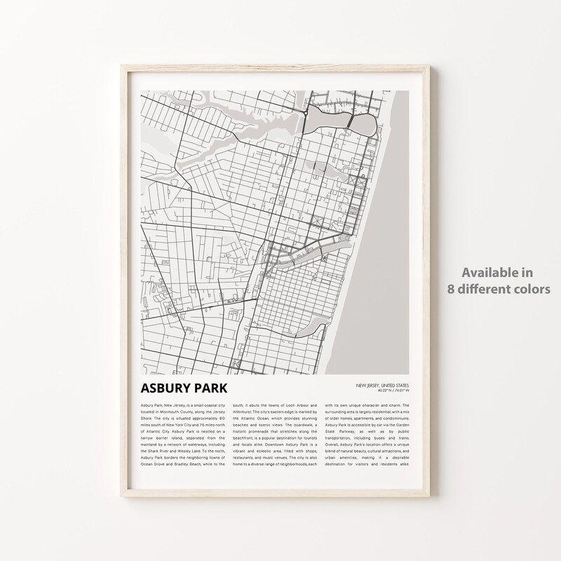 Asbury Park Poster - Etsy