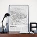 Bandung City Map Print, Bandung City Travel Map, Bandung City Wall ...