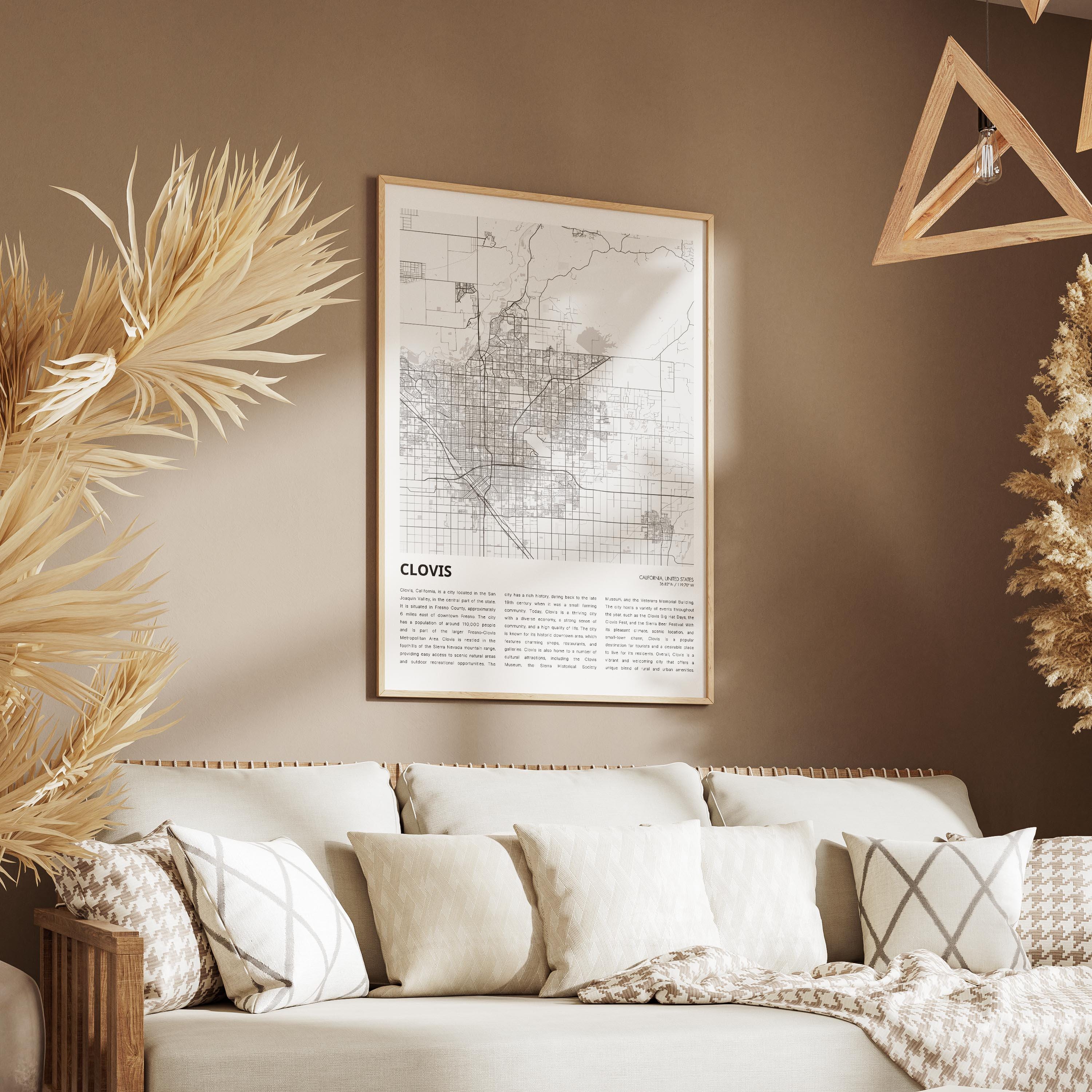 Clovis Map Print, Clovis Travel Map, Clovis Wall Decor Art, Clovis ...