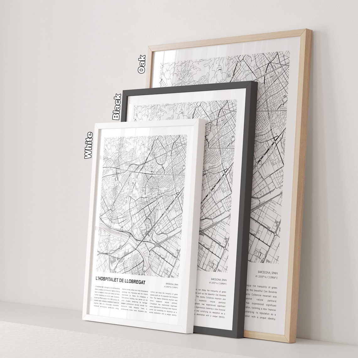 L'hospitalet De Llobregat Map Print, L'hospitalet De Llobregat Travel ...