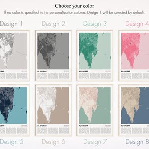 Al Khobar Map Print, Al Khobar Travel Map, Al Khobar Wall Decor Art, Al ...