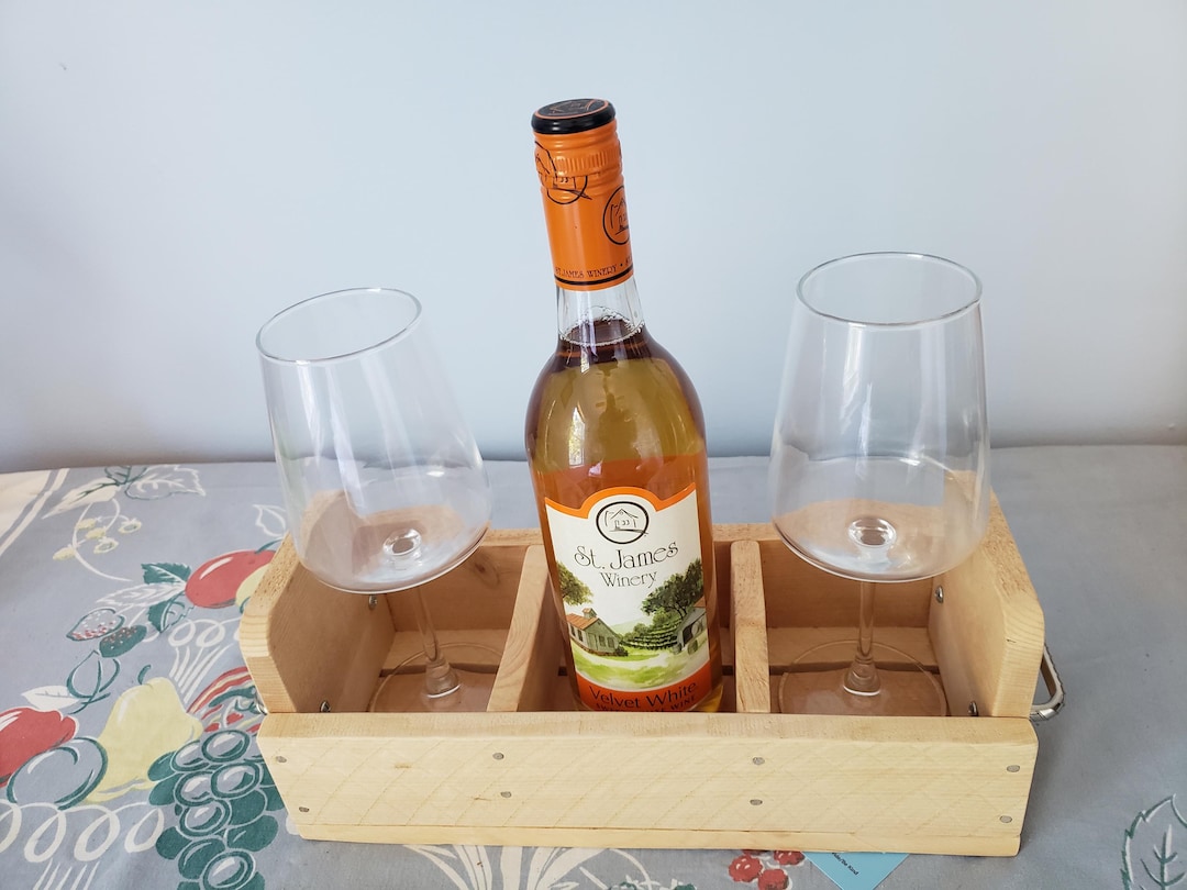 Two Glass Wine Boat - Etsy
