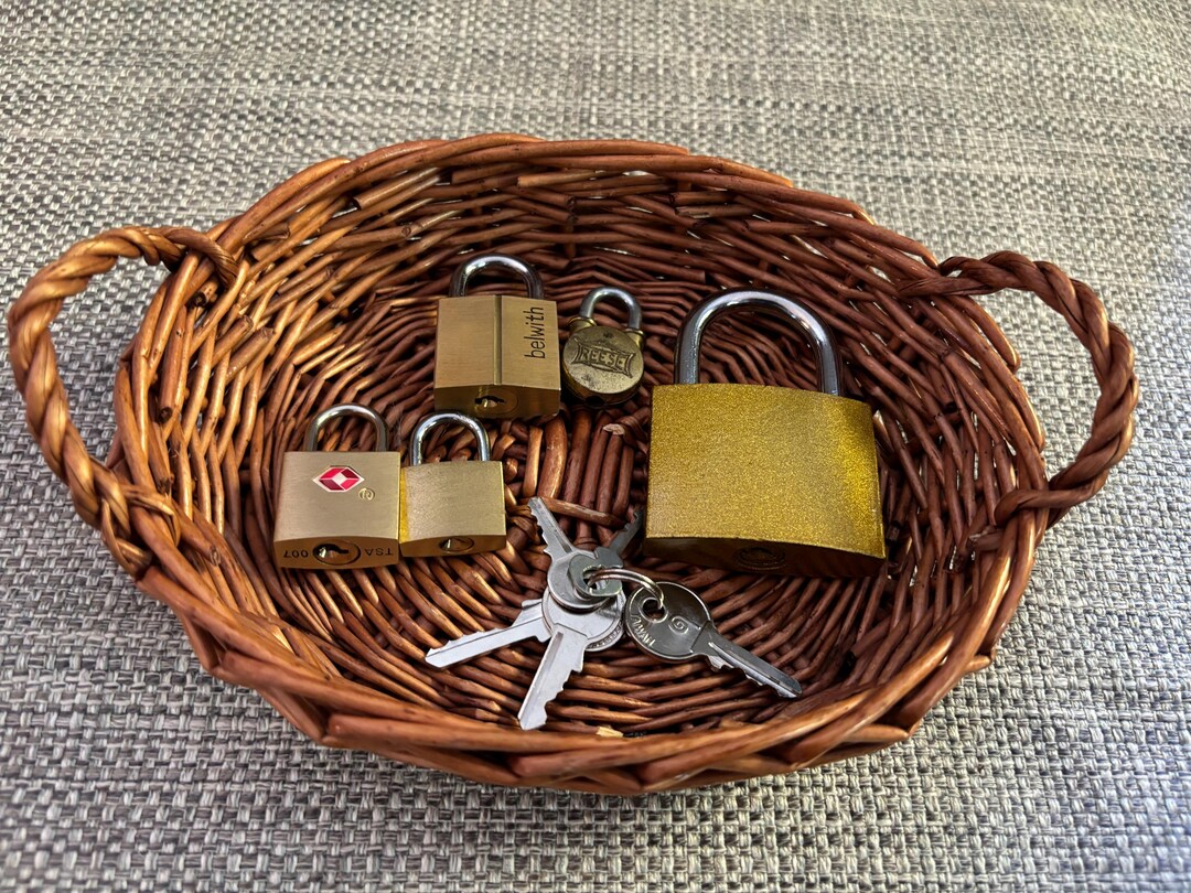 Montessori Practical Life Materials Locking and Unlocking Padlocks With ...