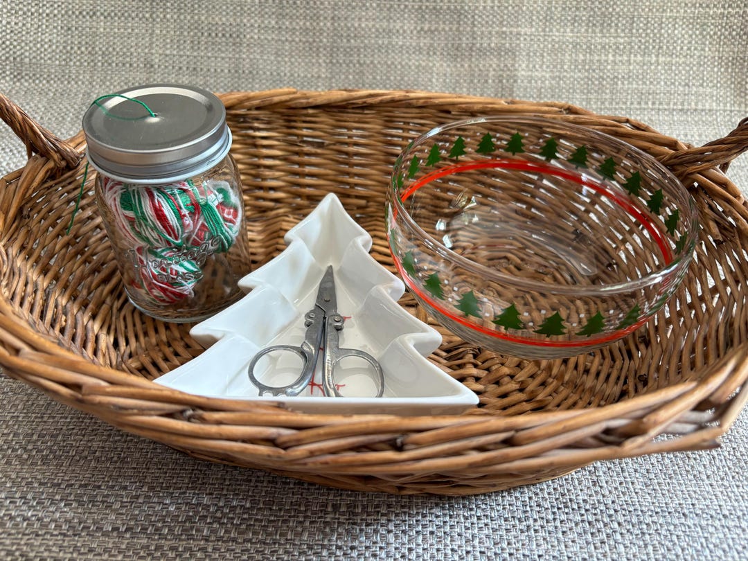 Montessori Method Inspired Christmas Theme Thread Snipping With a ...