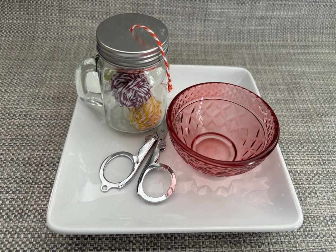 Practical Life Montessori Method Inspired Thread Snipping With Pink ...