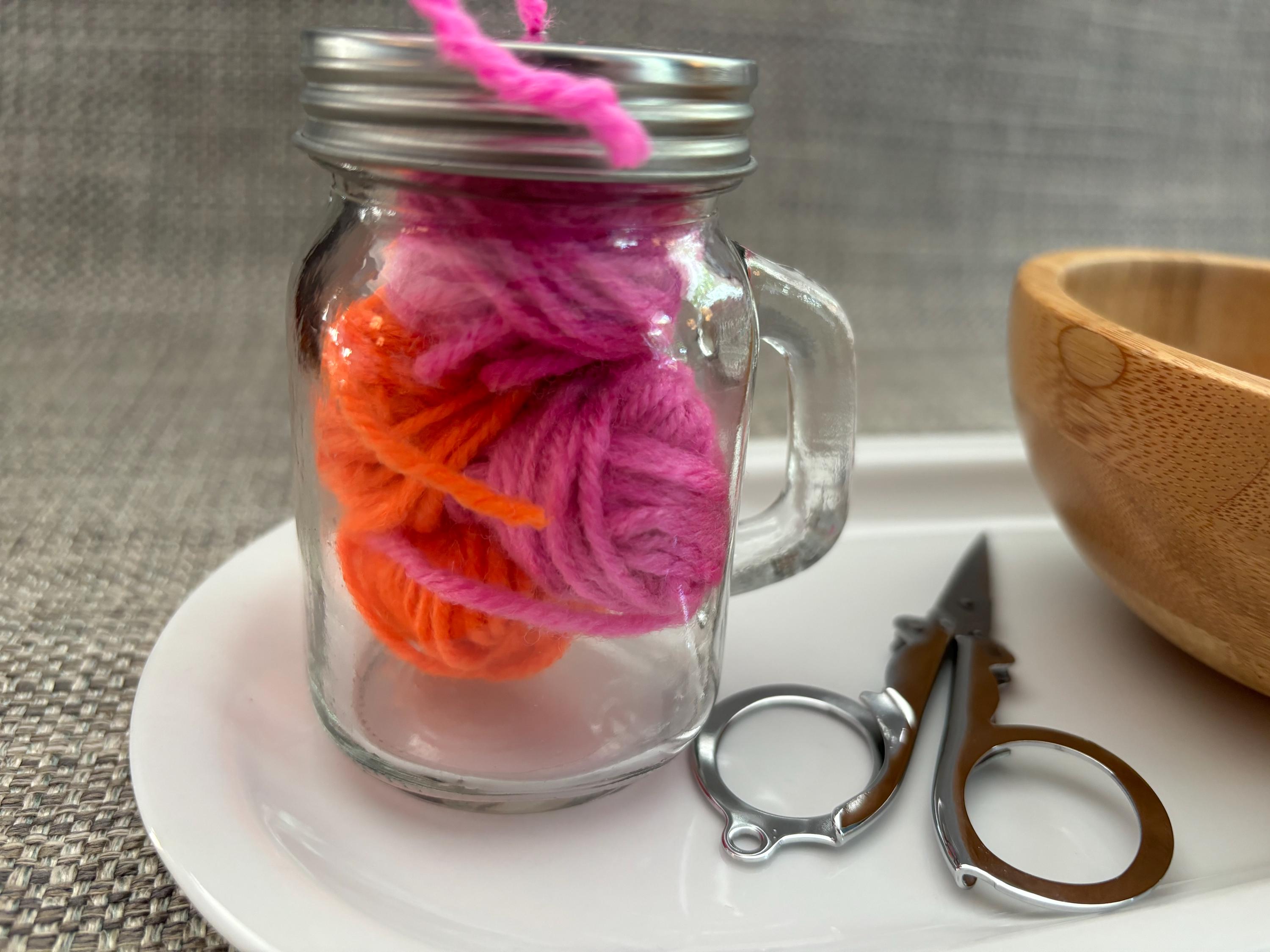 Montessori Method Inspired Practical Life Yarn Snipping Activity With ...
