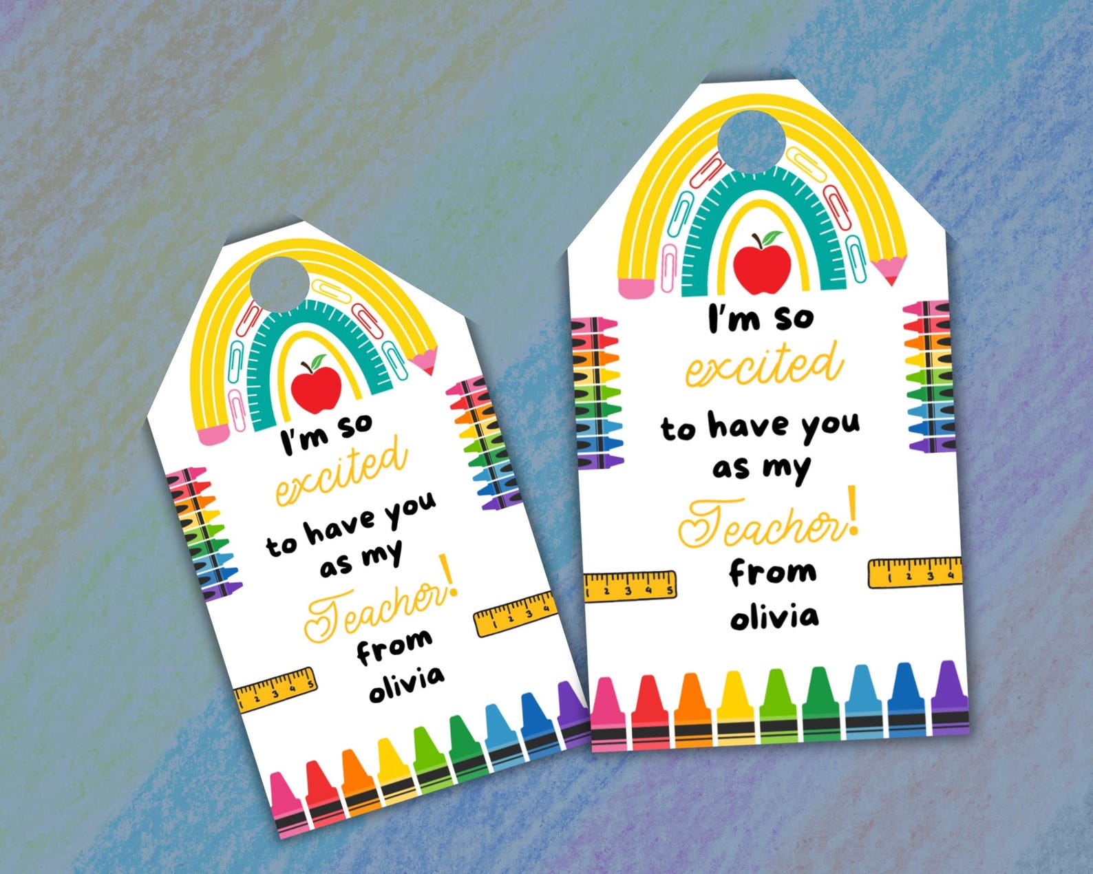 I Am so Excited to Have You as My Teacher, Happy First Day of School ...