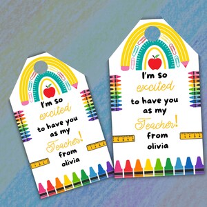 I Am so Excited to Have You as My Teacher, Happy First Day of School ...