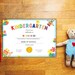 Editable Kindergarten Diploma Template, Graduation Diploma, Printable ...