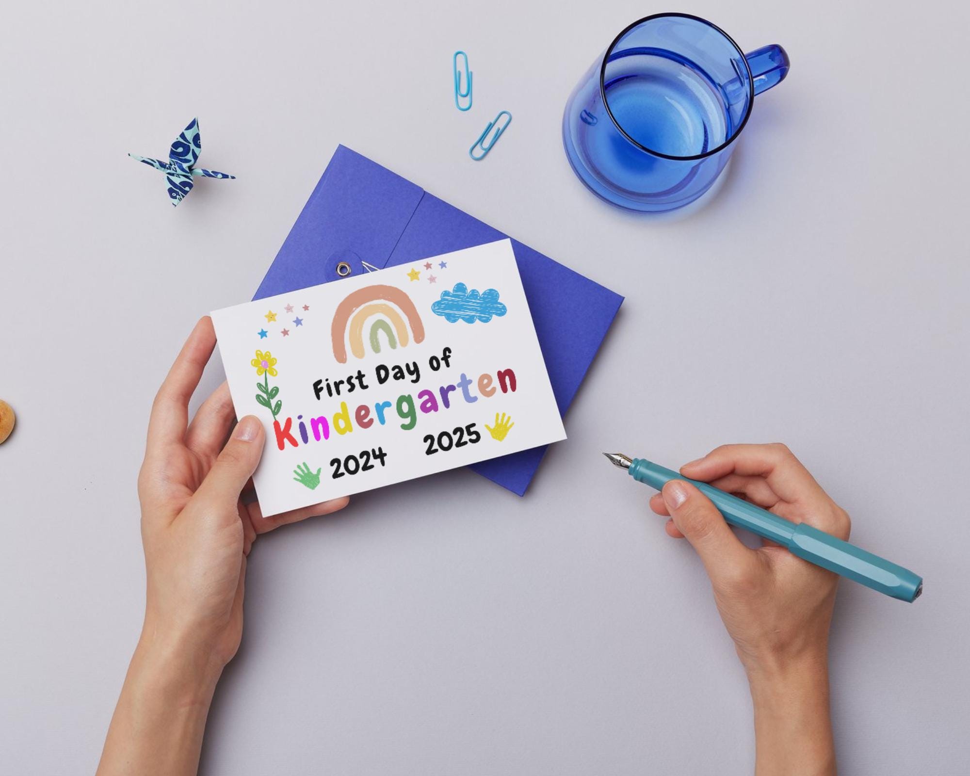 Back to School Sign, First Day of Kindergarten Sign, First Day of ...