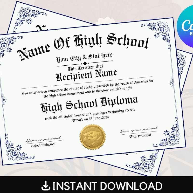 Diploma Svg - Etsy