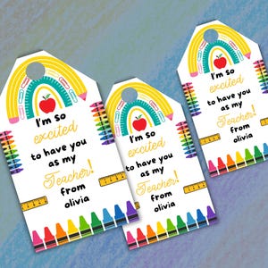 I Am so Excited to Have You as My Teacher, Happy First Day of School ...