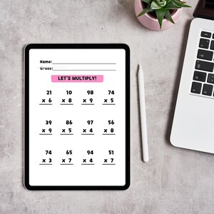 Printable Multiply Activity for Kids,editable Multiplication Worksheets ...