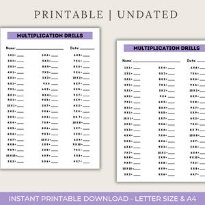 Printable Multiply Activity for Kids,multiplication Worksheets ...