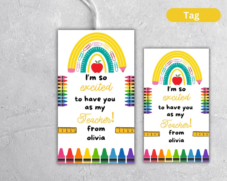 I Am so Excited to Have You as My Teacher, Happy First Day of School ...