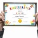 Editable Kindergarten Diploma Template, Graduation Diploma, Printable ...