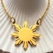 Philippine Sun Stainless Steel Necklace With Pendant, Filipino American ...