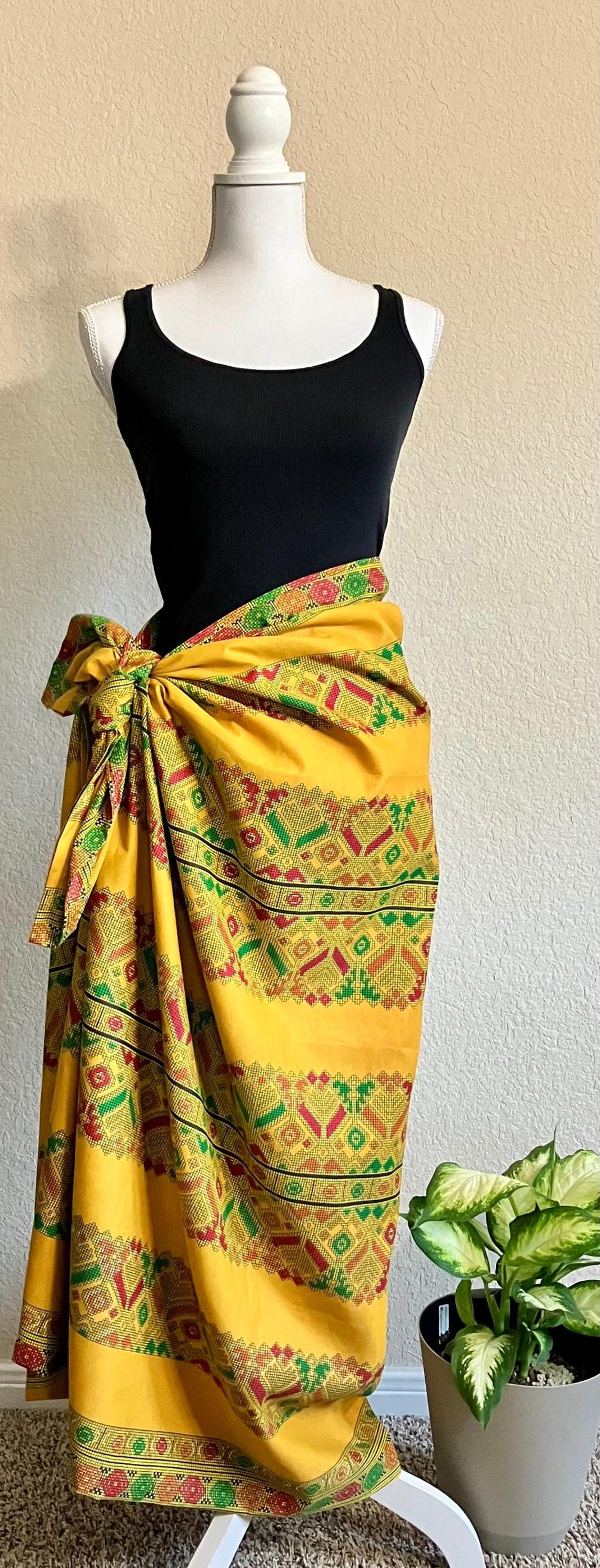 XL Size Philippine Malong/wrap. Traditional Filipino-bangsamoro Tubular ...