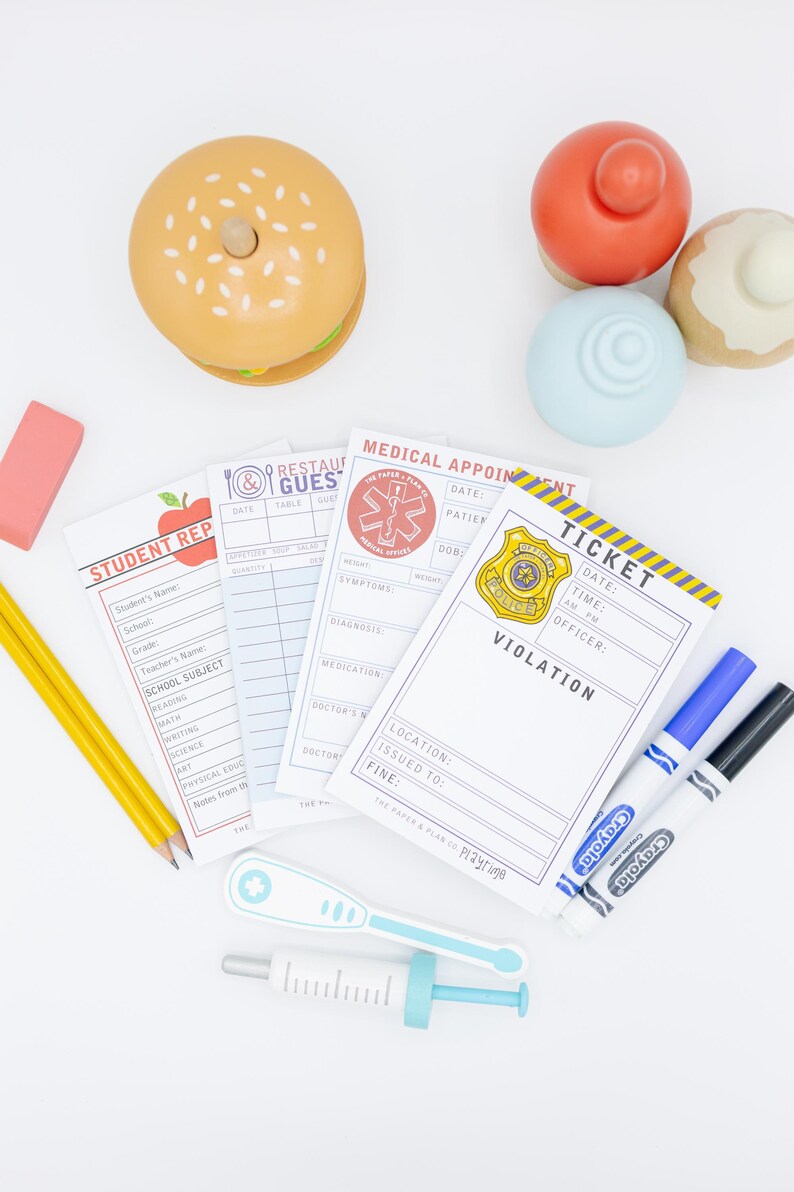 Playtime Pad®- Police Ticket Violation Pad - Etsy