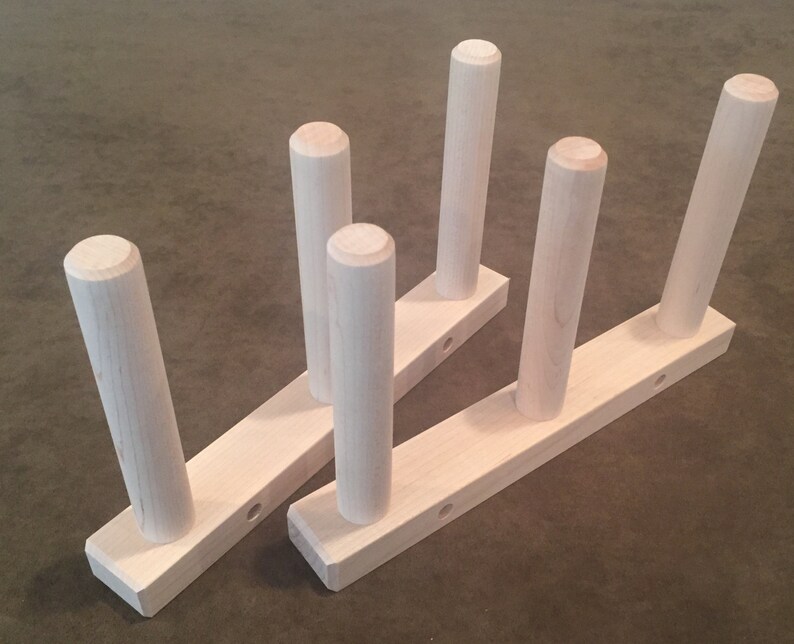 2x Triple Hard Maple Warping Pegs Set NO CLAMPS INCLUDED | Etsy