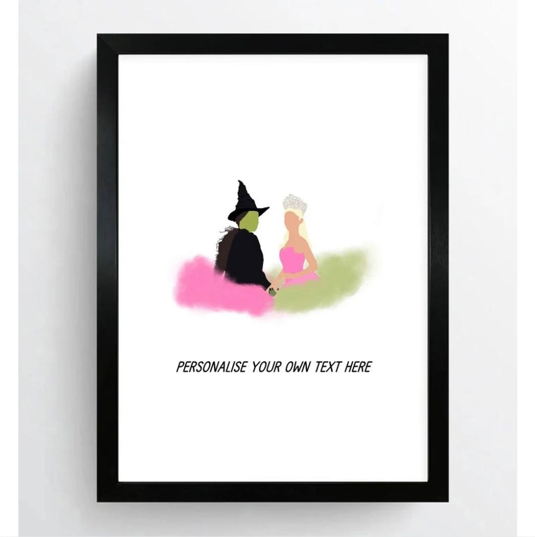 Personalised Wicked Print - Etsy