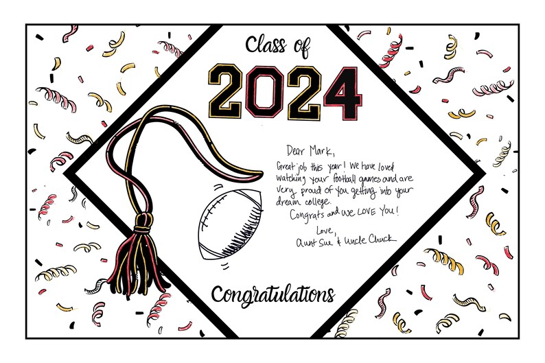 Printable Graduation Party Messages Print, Color and Decorate, Then ...