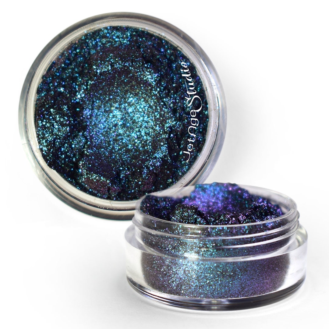Antimatter - Navy Blue Grape Purple Multichrome Chameleon Powder - Etsy