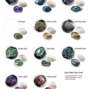Phoenix Opal Flake- Lumiere Lusters Color Shifting Transparent Dichroic ...