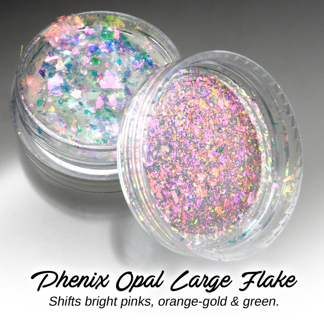 Phoenix Opal Flake- Lumiere Lusters Color Shifting Transparent Dichroic ...