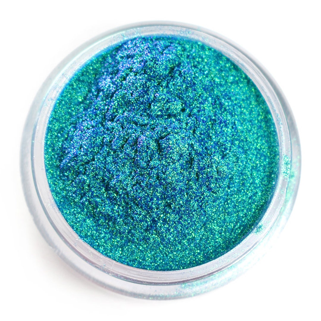 Bora Bora Turquoise Green Color Shifting Chameleon Pearl Pigment Powder ...