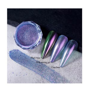 Monsoon Blue Color Shifting Chameleon Pearl Pigment Powder - Etsy