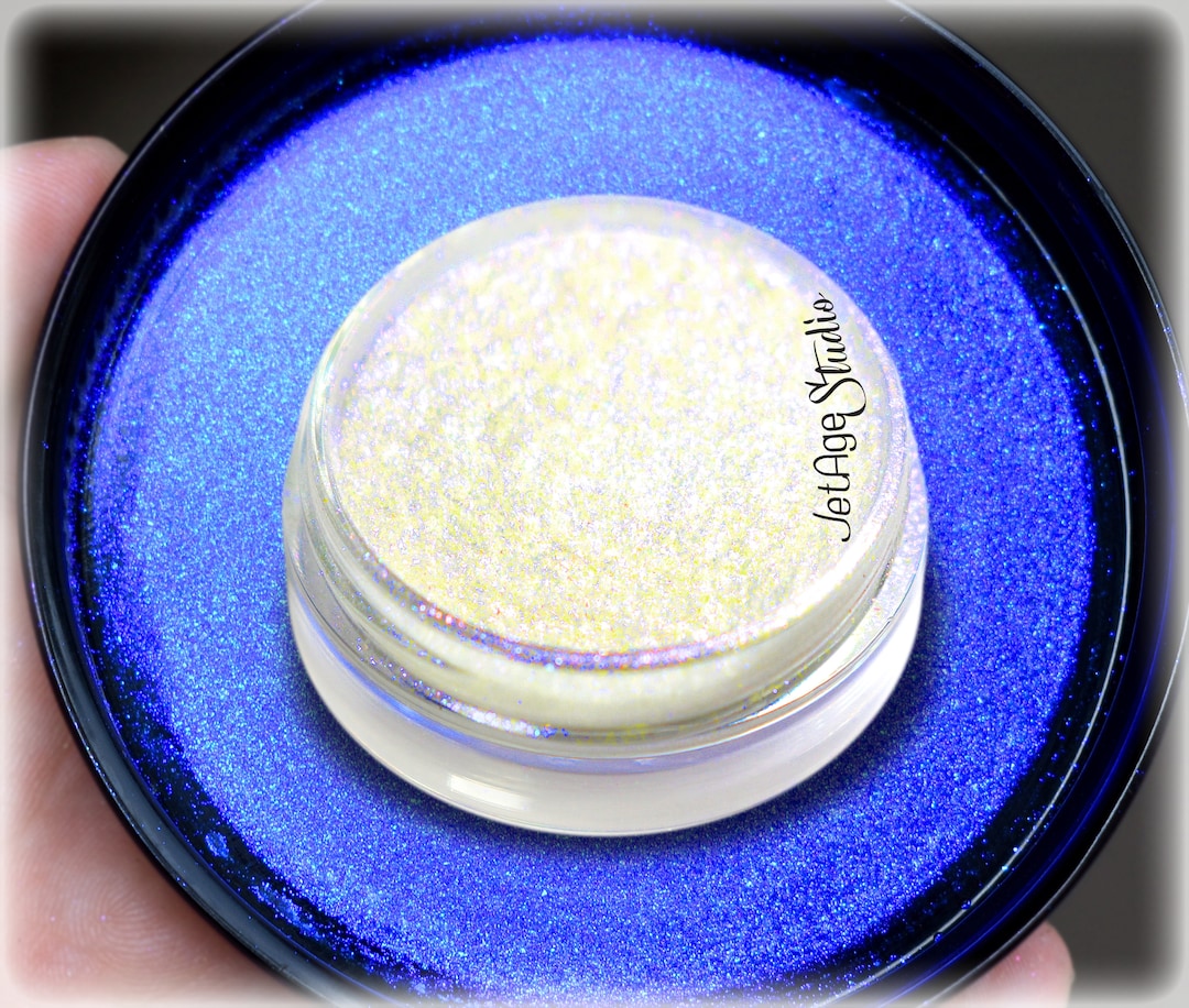 Blue Opal POWDER Transparent Intense Electric Blue Dichroic Art ...