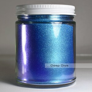 Deep Dive Blue Color Shifting Chameleon Pearl Pigment Powder - Etsy