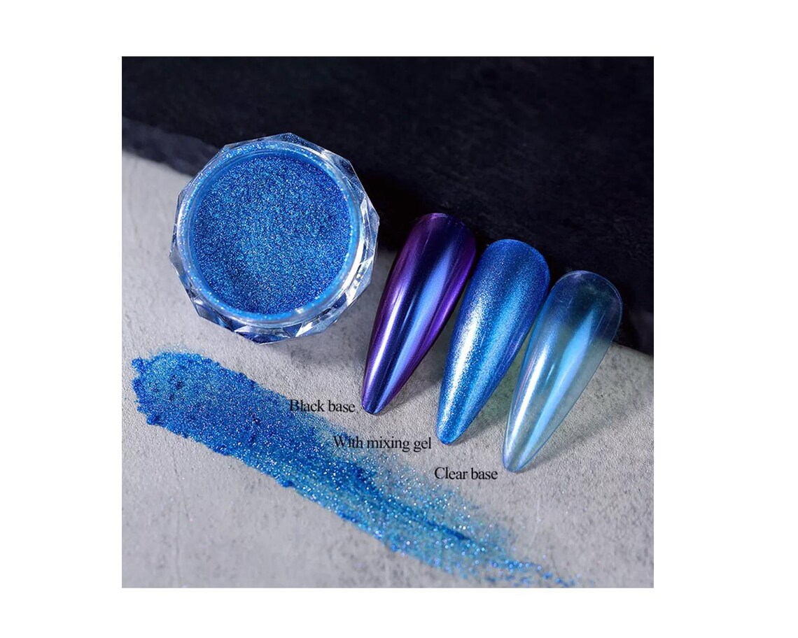Deep Dive Blue Color Shifting Chameleon Pearl Pigment Powder - Etsy
