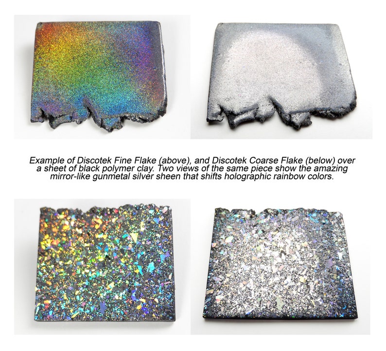 Holographic Holo Flake and Powder Art Pigment Discotek - Etsy
