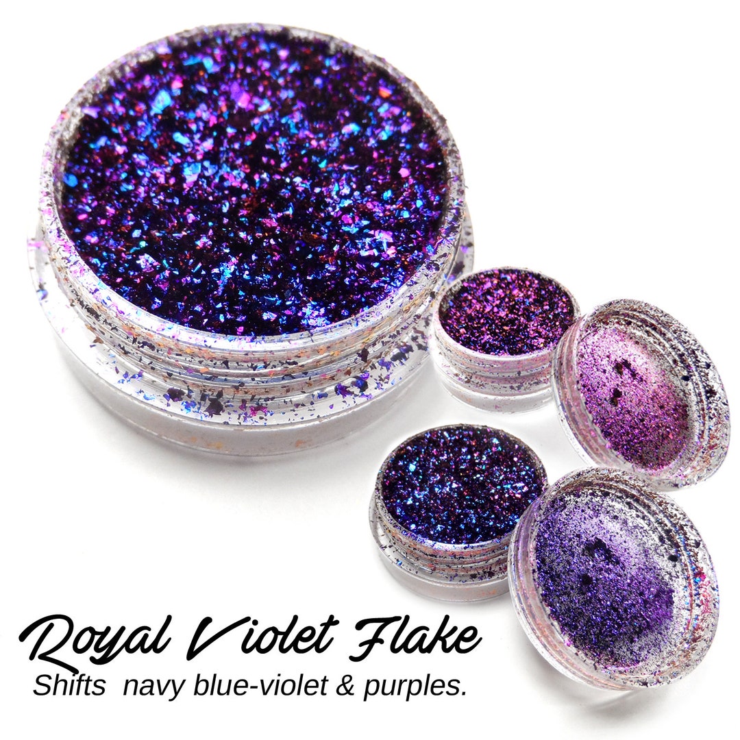 Royal Violet Flake - Lumiere Lusters Chameleon Color Shifting Metallic ...