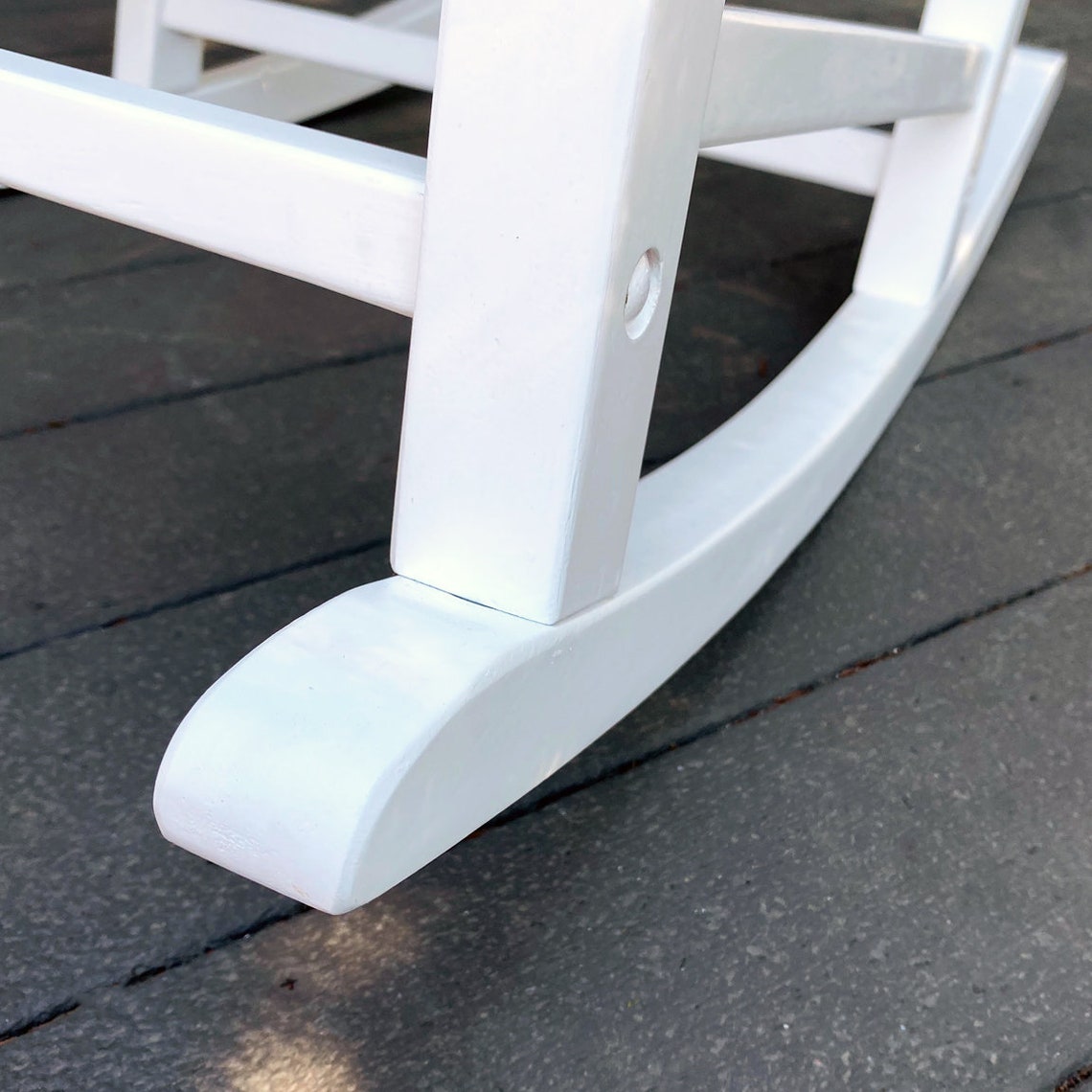 Americana Outdoor Rocking Chair | White Finish | Weatherproof ...