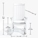 Americana Outdoor Rocking Chair | White Finish | Weatherproof ...